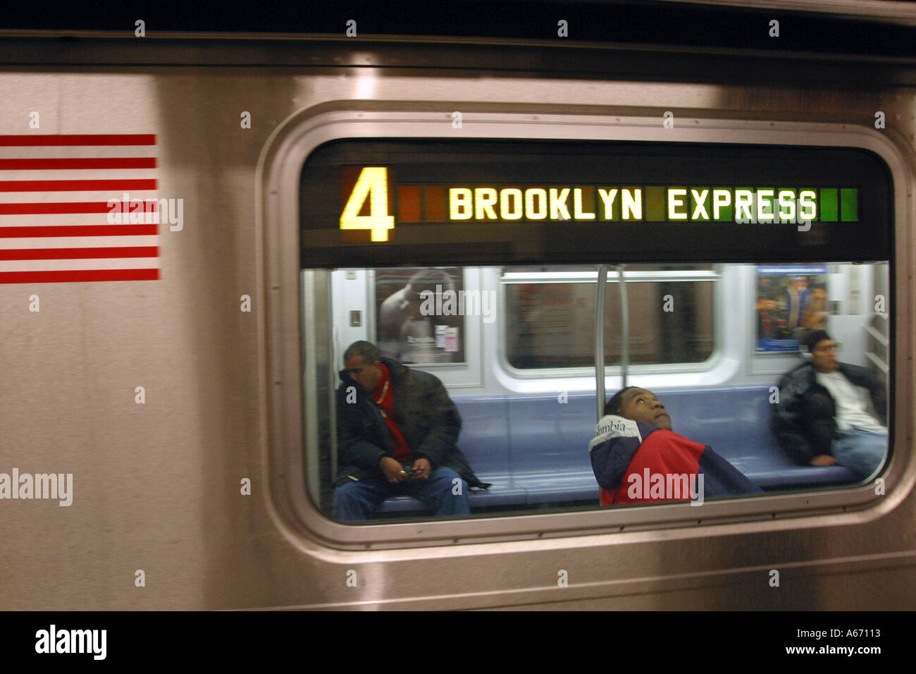 Brooklyn subway train hi-res stock photography and images - Alamy