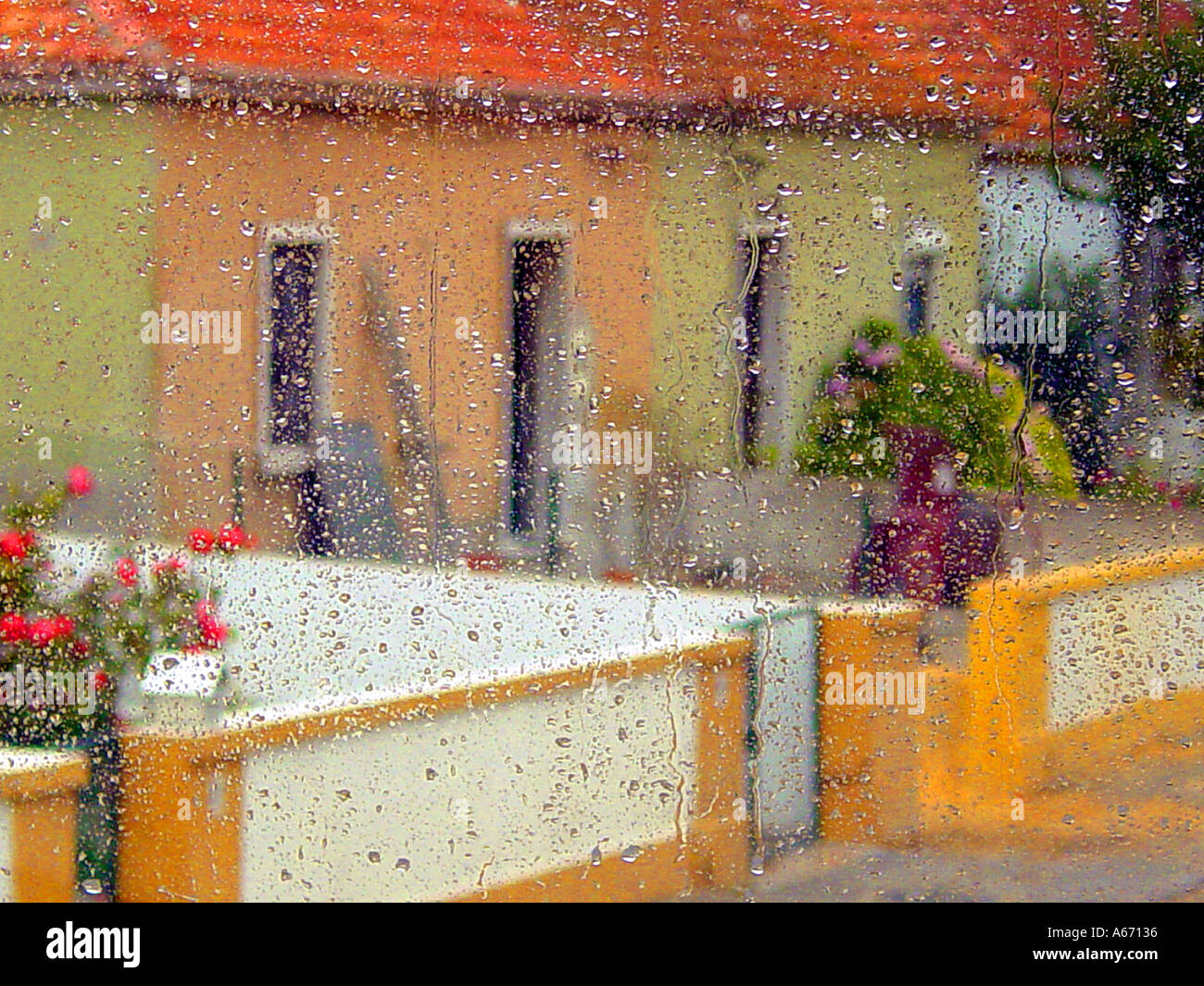 Village in western Spain near border of Portugal Stock Photo - Alamy