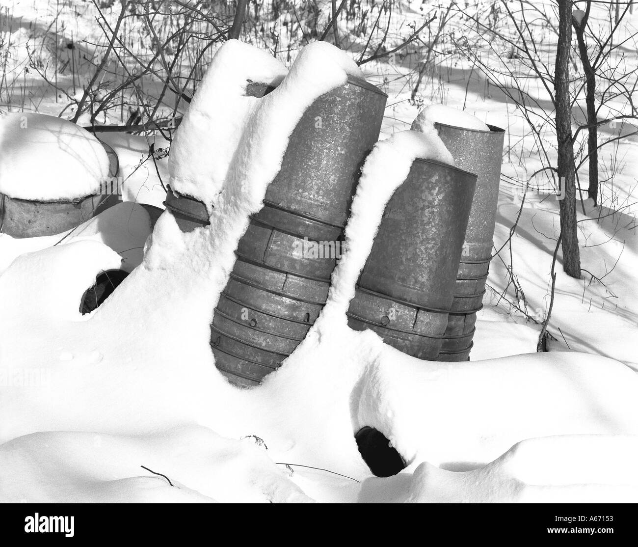 Black buckets Black and White Stock Photos & Images - Alamy