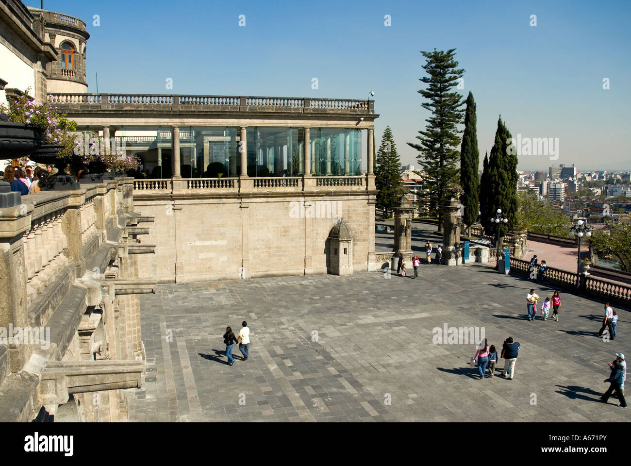 chapultepec castle - mexico city Stock Photo - Alamy