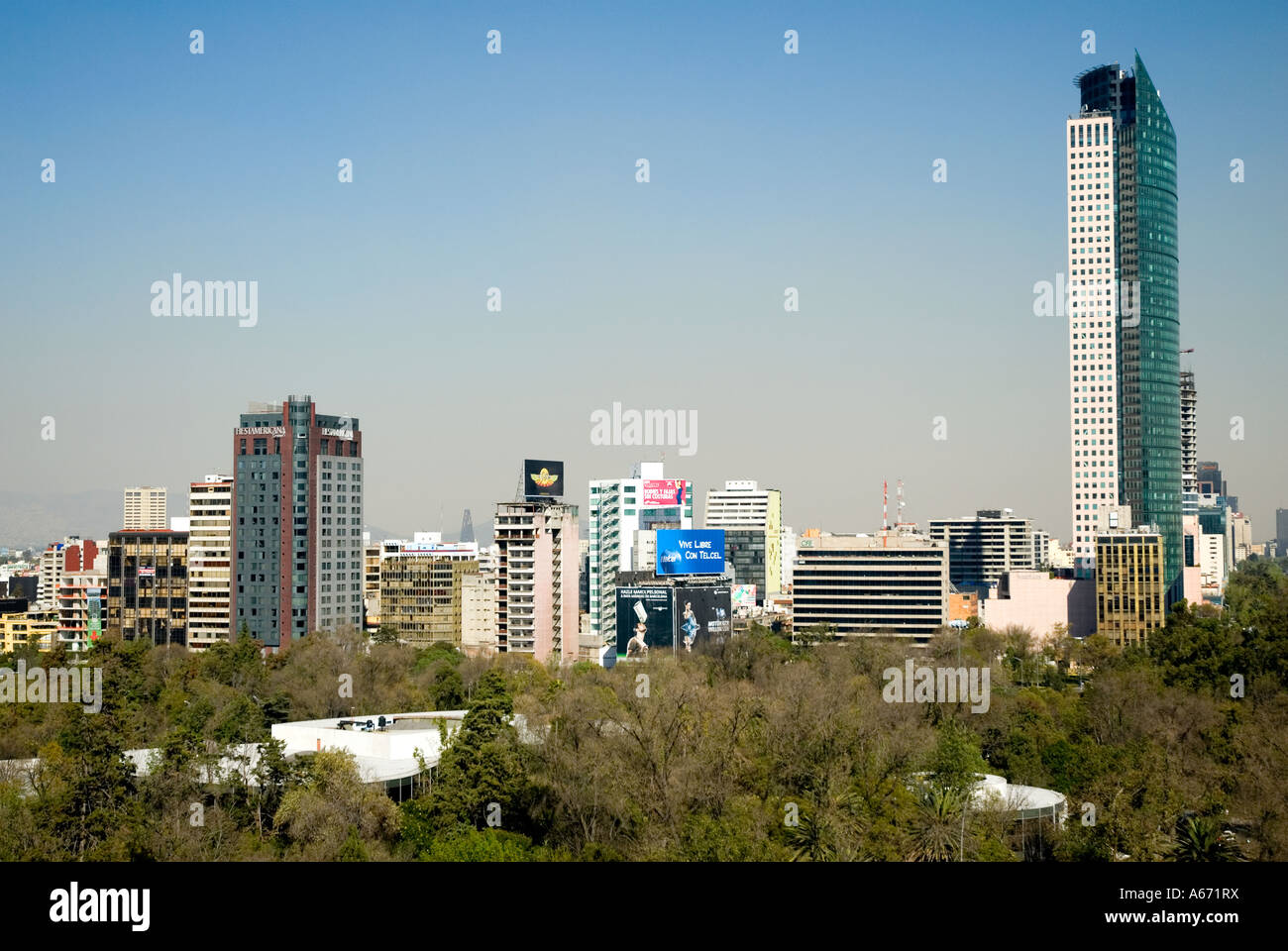 Torre mayor in the avenida Reforma - mexico city Stock Photo - Alamy