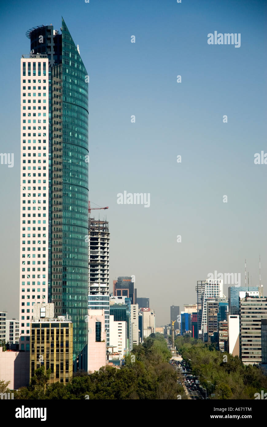Torre mayor tower, mexico hi-res stock photography and images - Alamy