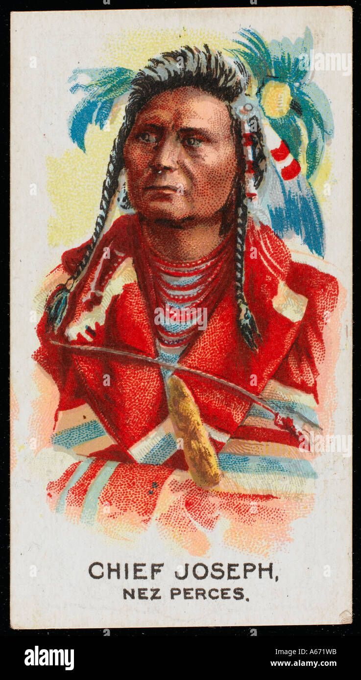 Racial Joseph Nez Perces Stock Photo - Alamy
