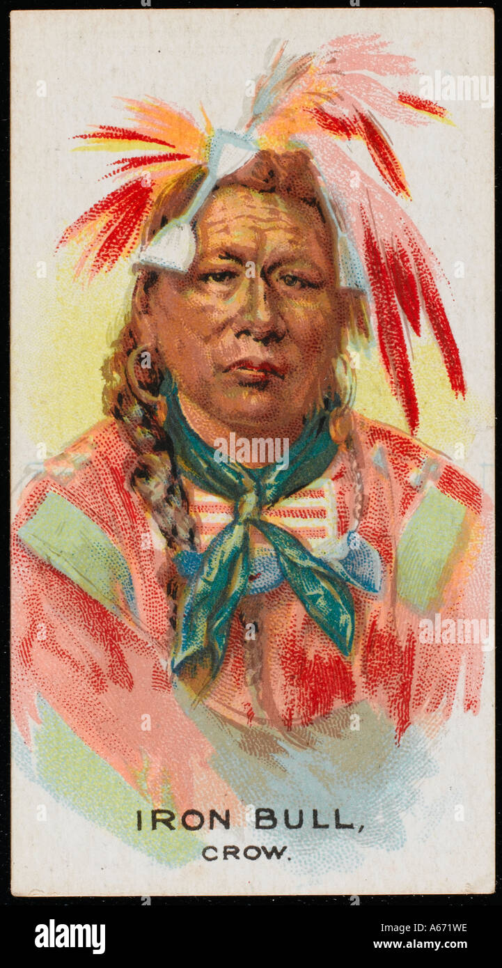 Iron bull chief crow tribe hi-res stock photography and images - Alamy