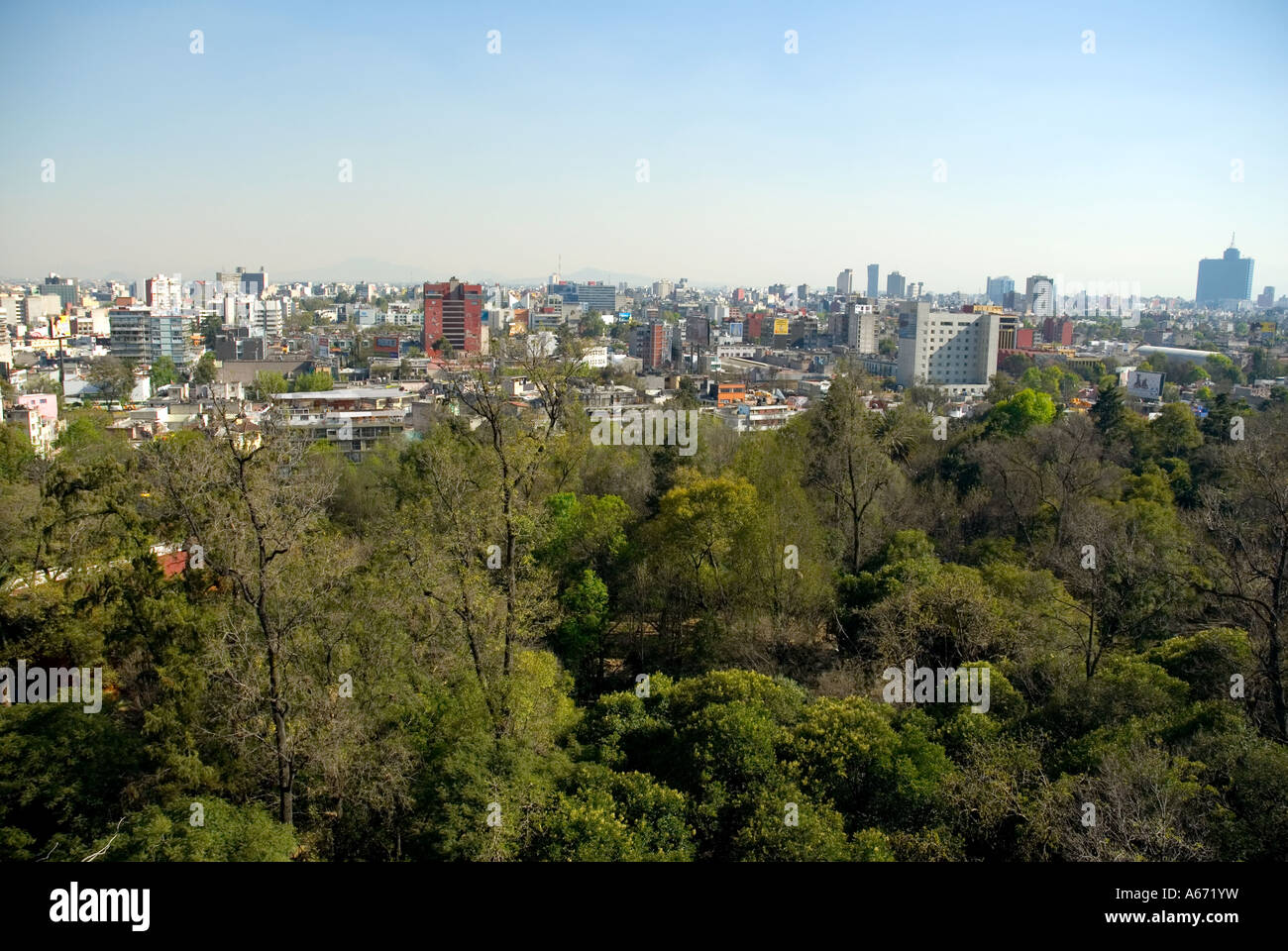 panoramic view of mexico city Stock Photo - Alamy