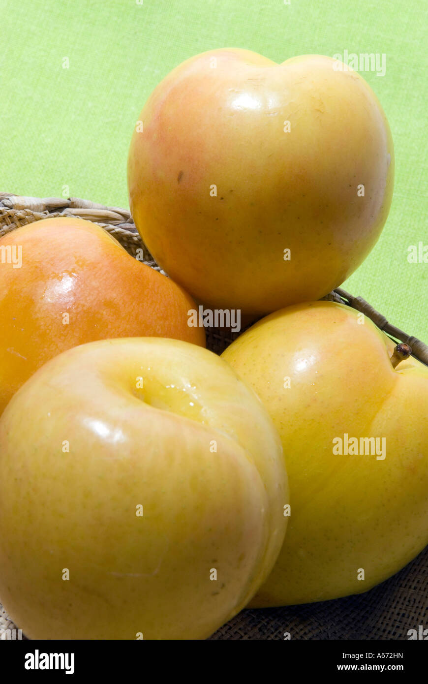 plums yellow sun gold exotic rare product of chile Stock Photo - Alamy