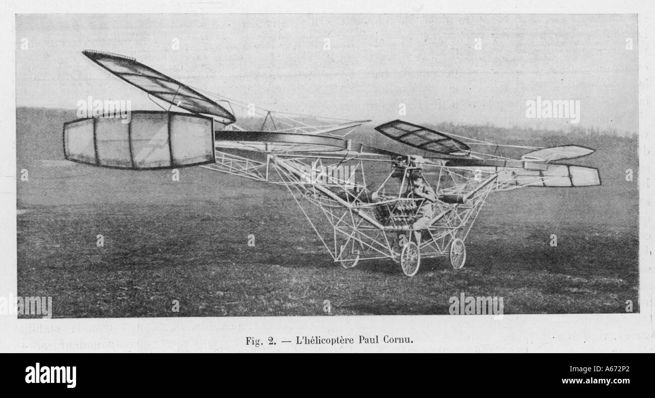 Paul cornu helicopter hi-res stock photography and images - Alamy