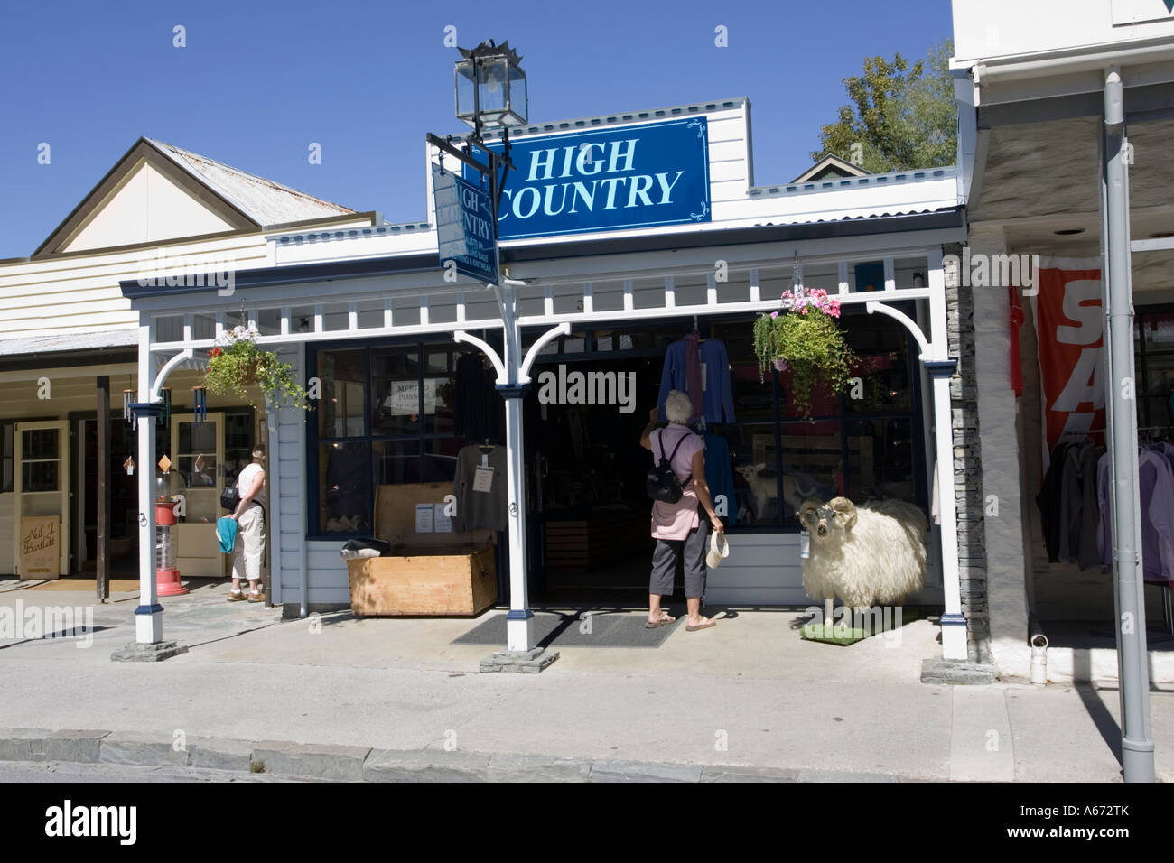 Old timber building now the High Country shop on main street in ...