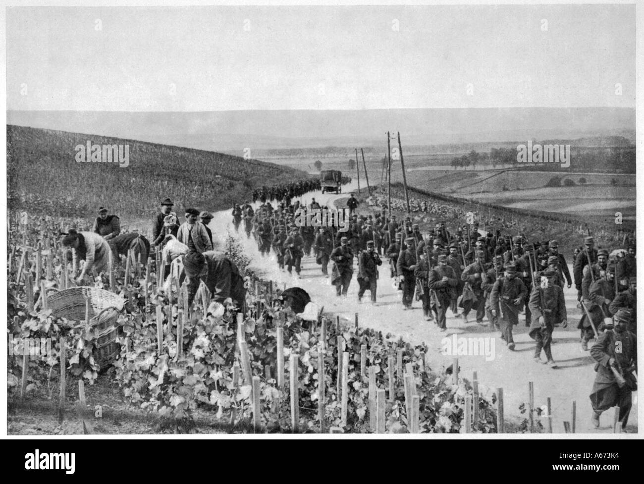 German troops in champagne hi-res stock photography and images - Alamy