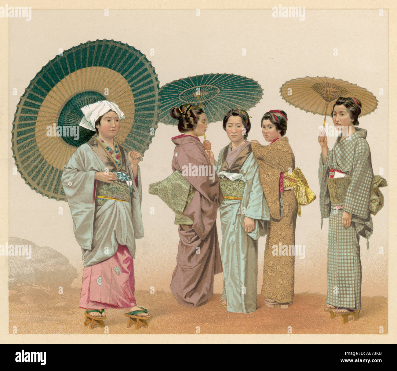 Racial Japan Women 19c Stock Photo - Alamy