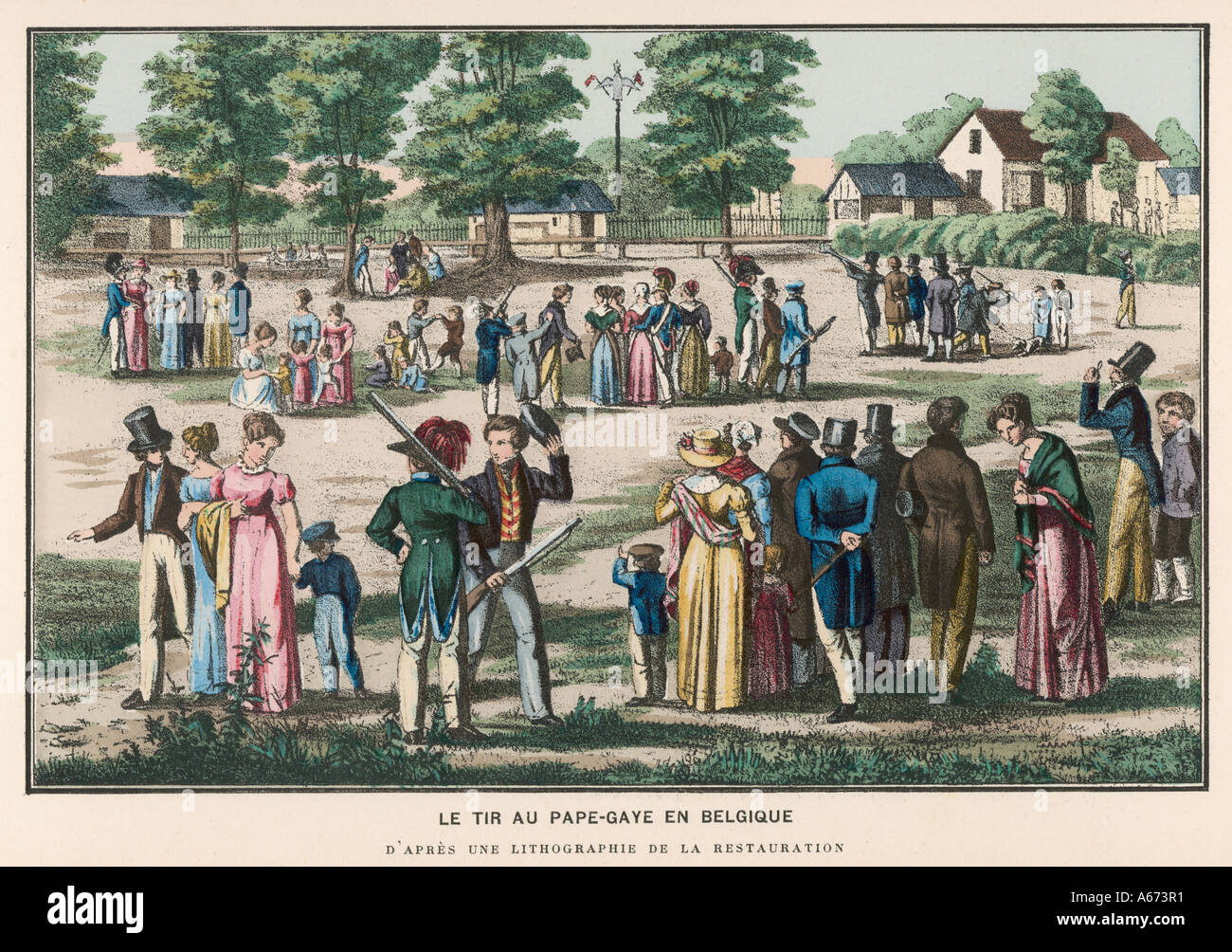 French Outdoor Games Stock Photo - Alamy