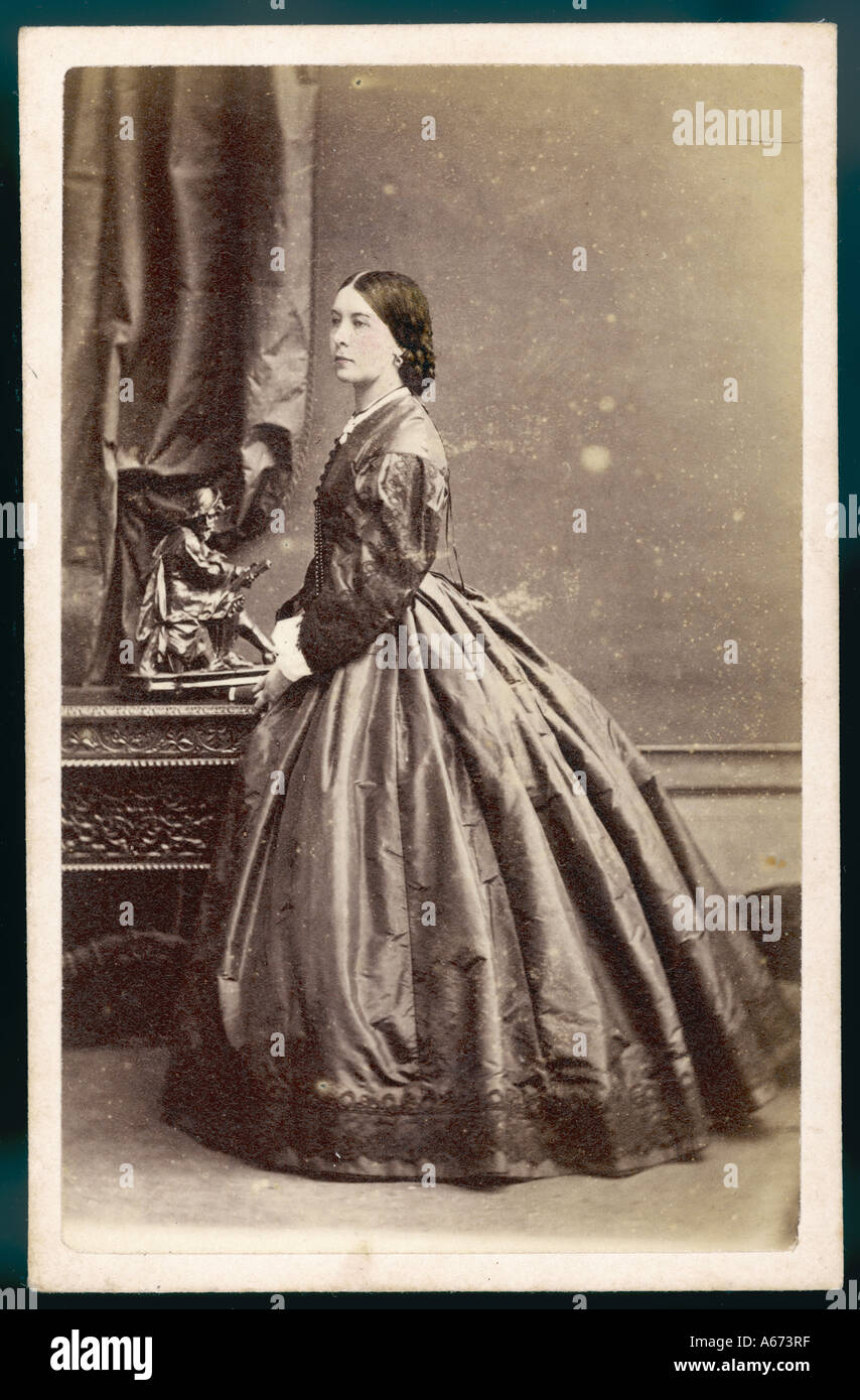 Costume Photo 1860s Stock Photo - Alamy