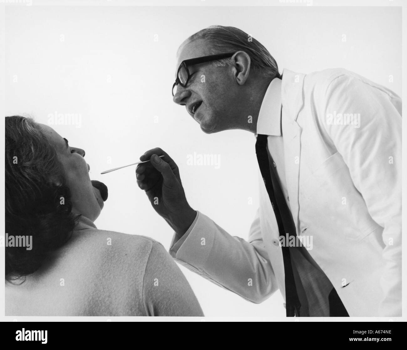 Consultation of doctor Black and White Stock Photos & Images - Alamy