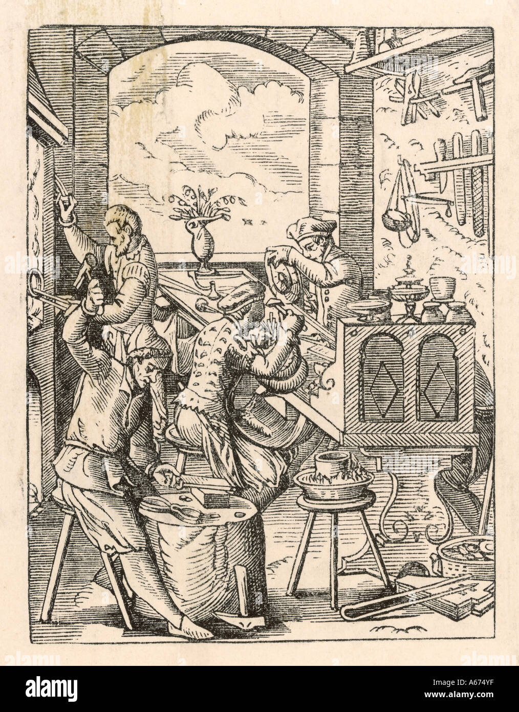 Goldsmith 16th hi-res stock photography and images - Alamy