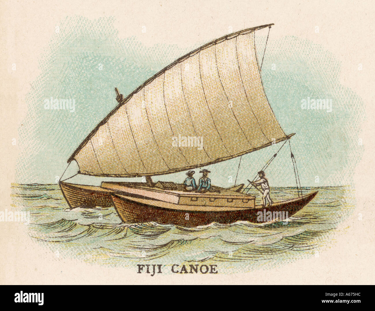 Sailing canoe fiji hi-res stock photography and images - Alamy