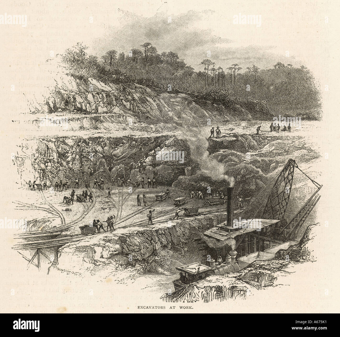 French Work At Panama Stock Photo - Alamy