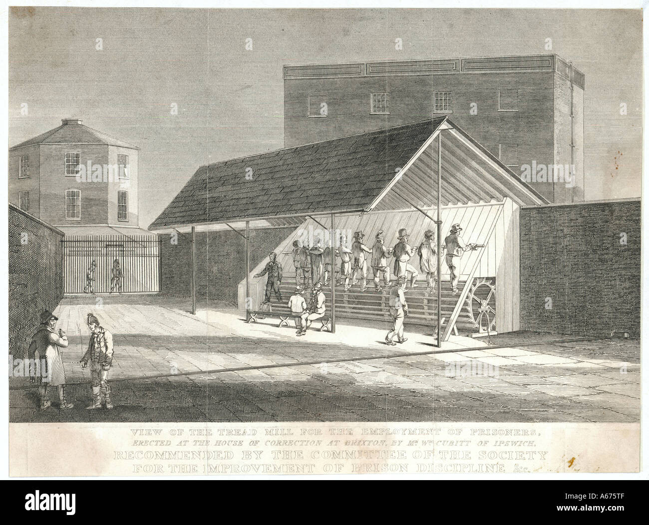 Treadmill Brixton Prison Stock Photo - Alamy