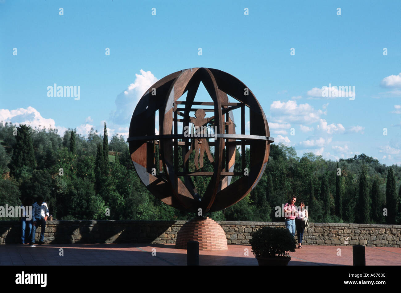 Toskana Vinci Leonardo da Vinci model Stock Photo - Alamy