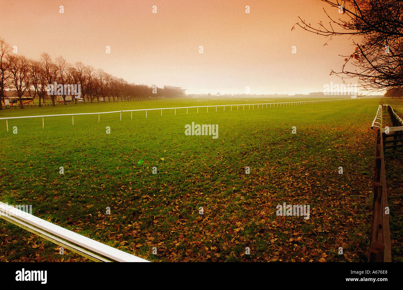 Knavesmire Racecourse York UK Stock Photo - Alamy