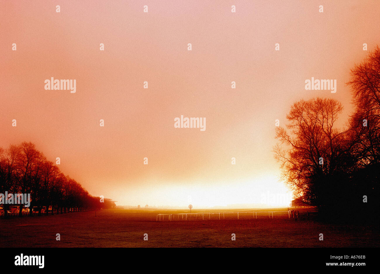 Knavesmire Racecourse York UK Stock Photo - Alamy