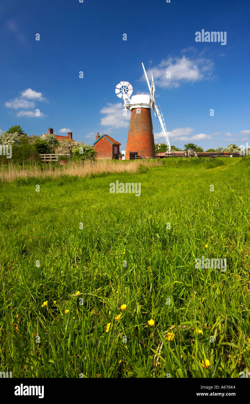 Stracey Arms Mill,Norfolk Stock Photo - Alamy
