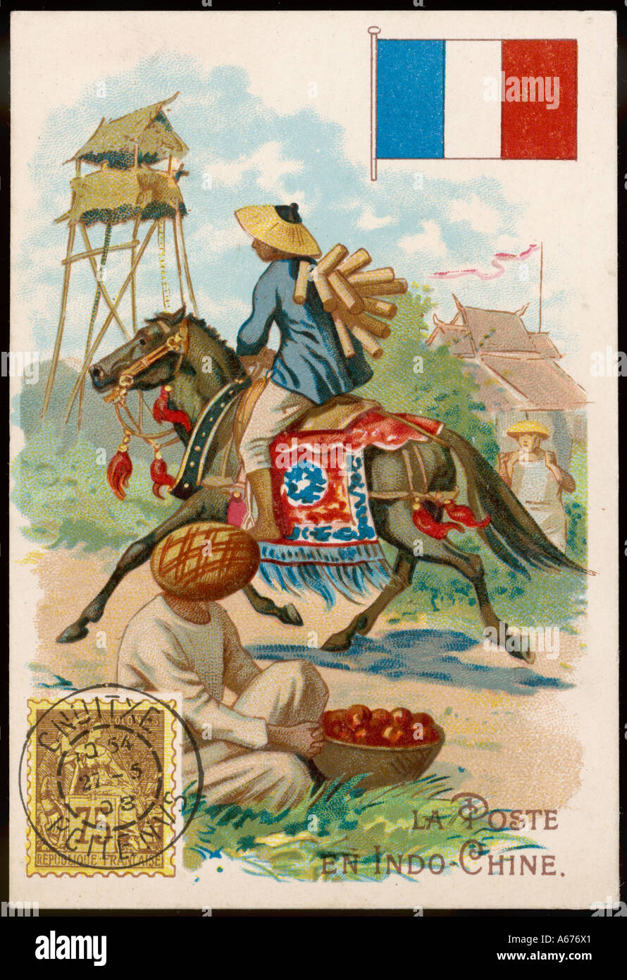 Social Vietnam Postman Stock Photo - Alamy