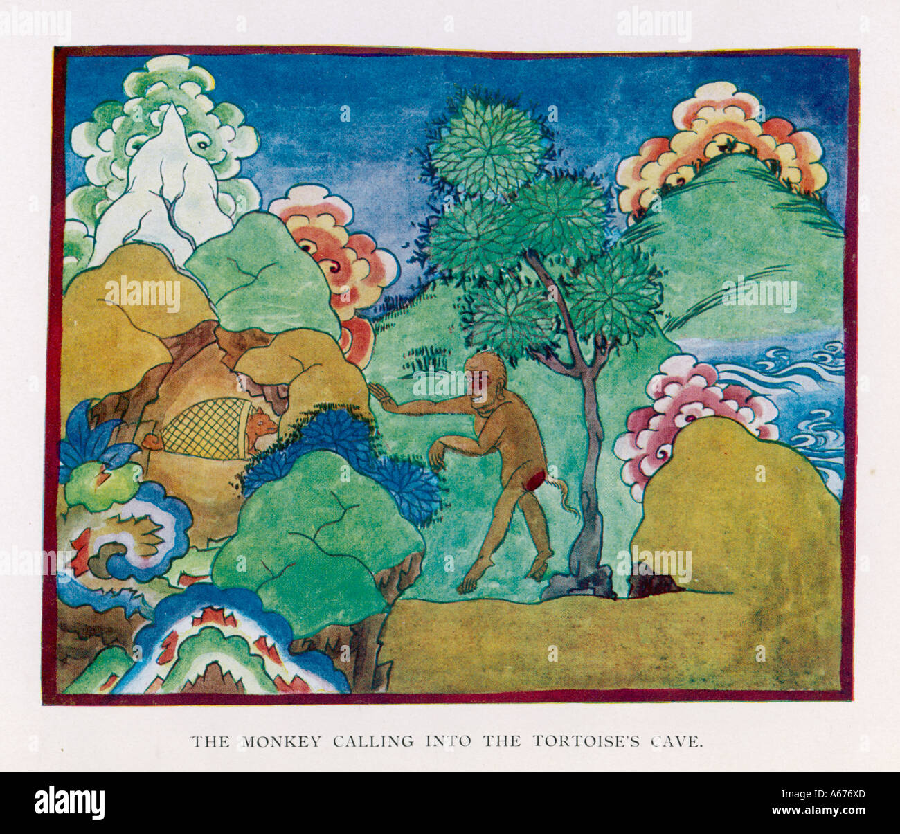 Myth Tibet Monkey Stock Photo - Alamy