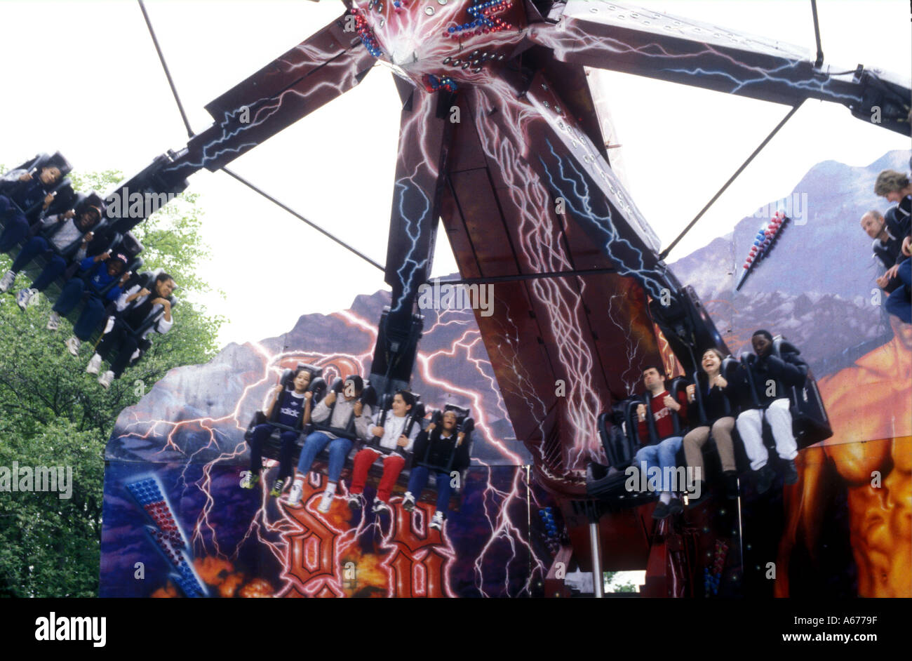 Fairground ride, South London Stock Photo - Alamy