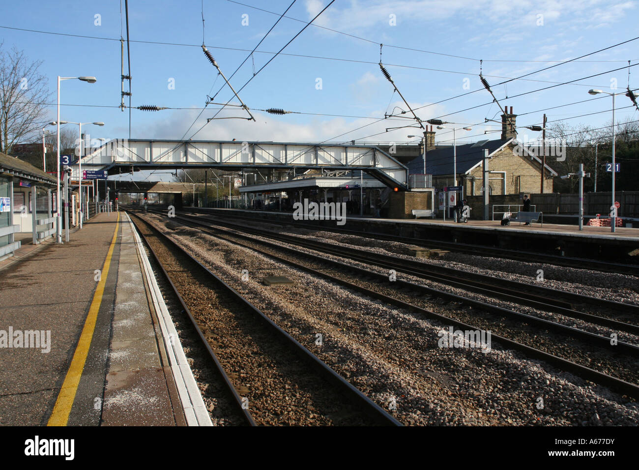 Huntingdon Station Great Britain Stock Photo - Alamy