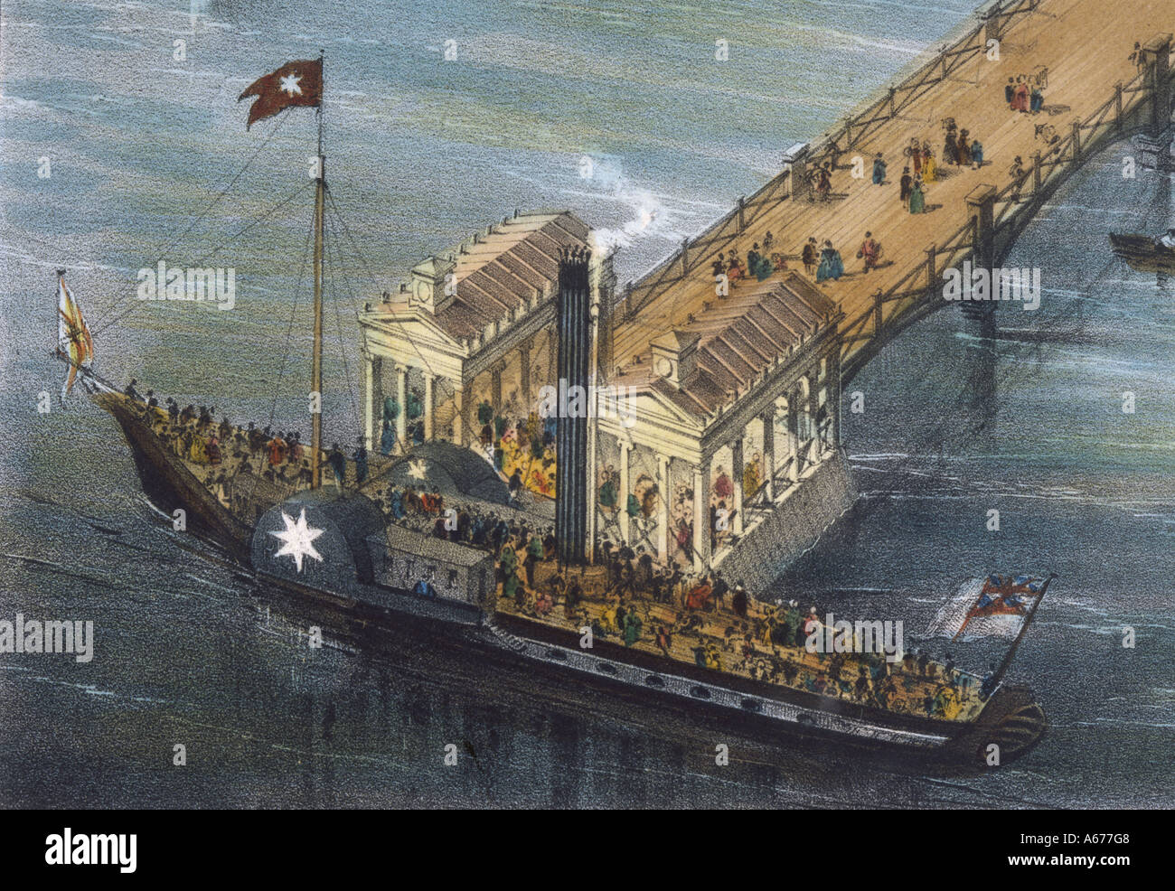 Paddle steamers history hi-res stock photography and images - Alamy