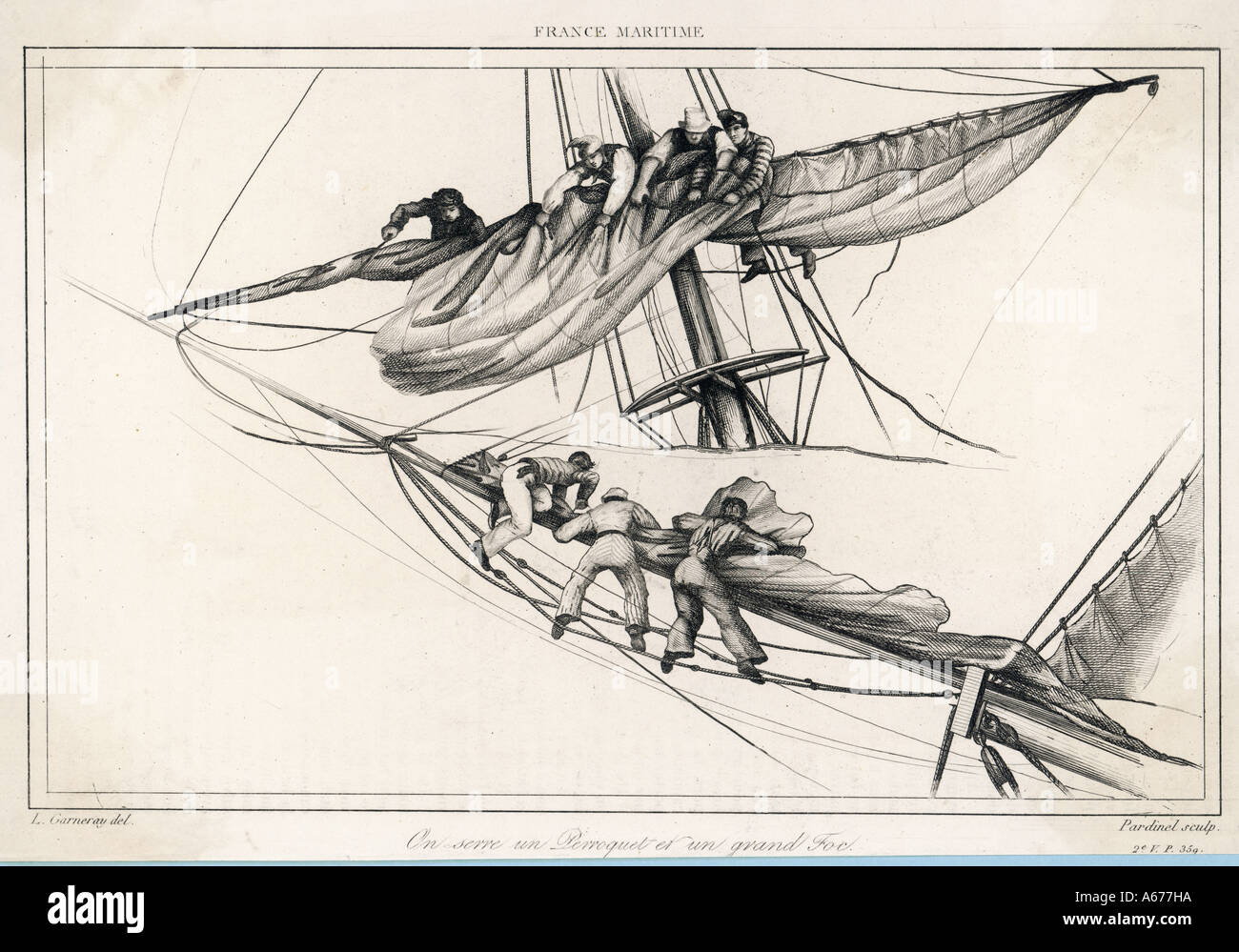 Furling sail hi-res stock photography and images - Alamy