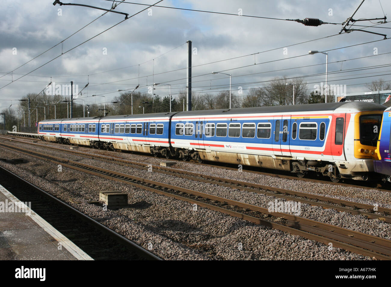 First Capital Connect Commuter Train at Huntingdon Station Stock Photo ...