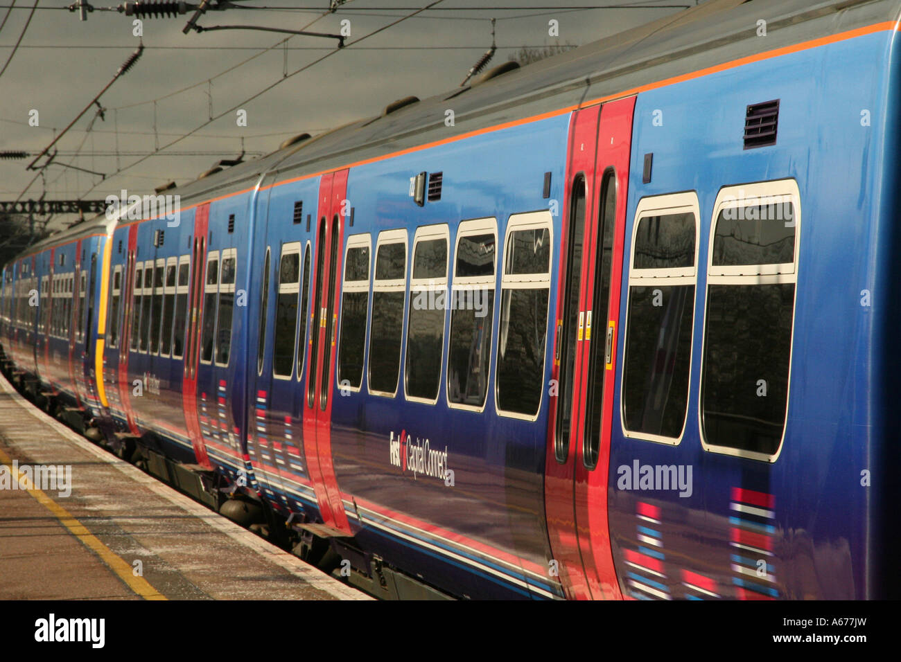 First Capital Connect Commuter Train at Huntingdon Station Stock Photo ...
