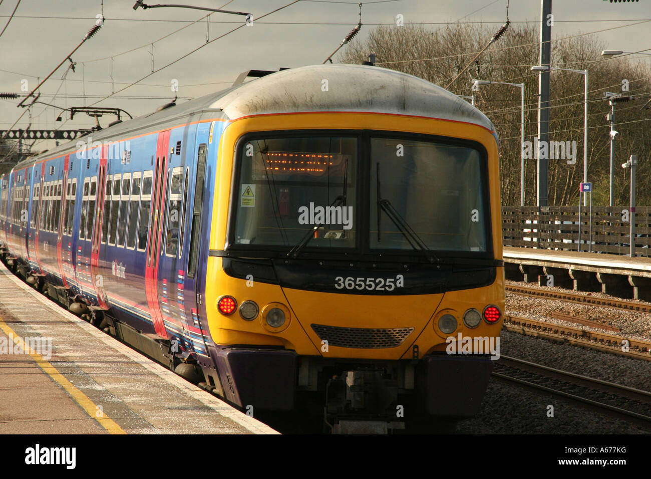 First Capital Connect Commuter Train at Huntingdon Station Stock Photo ...