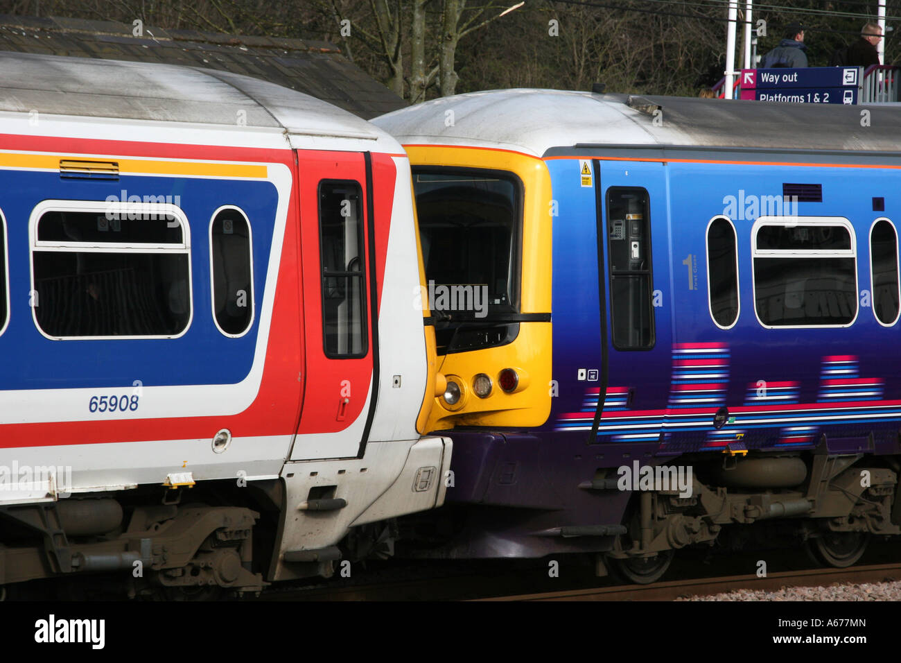 First Capital Connect Commuter Train at Huntingdon Station Stock Photo ...