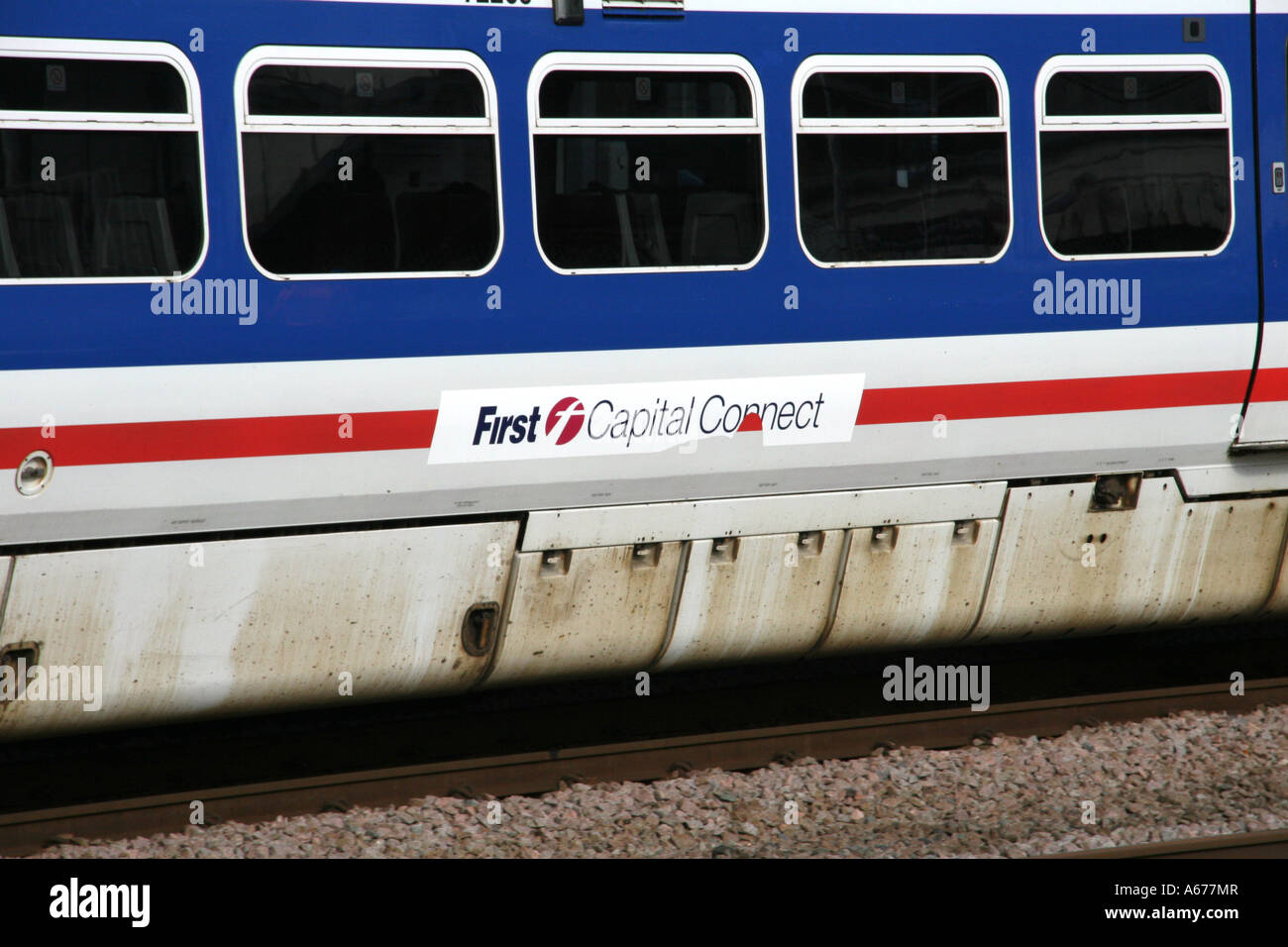 First Capital Connect Commuter Train at Huntingdon Station Stock Photo ...