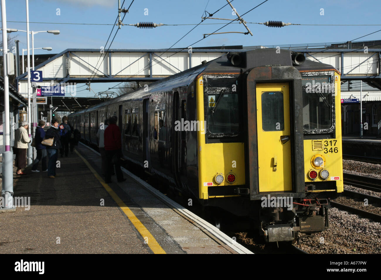 First Capital Connect Commuter Train at Huntingdon Station Stock Photo ...