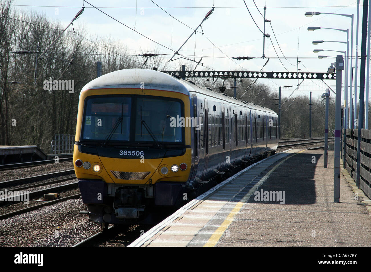 First Capital Connect Commuter Train at Huntingdon Station Stock Photo ...
