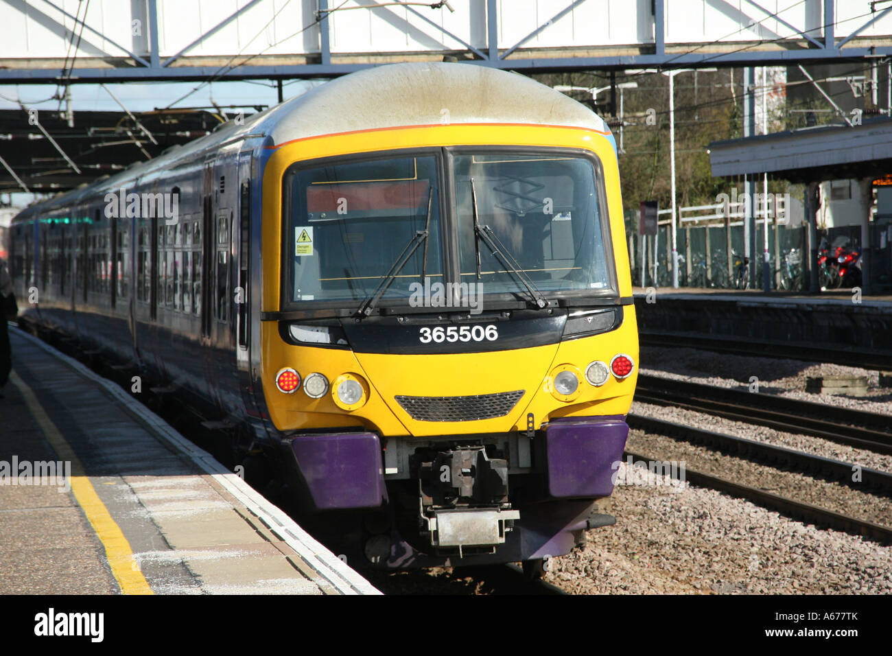 First Capital Connect Commuter Train at Huntingdon Station Stock Photo ...