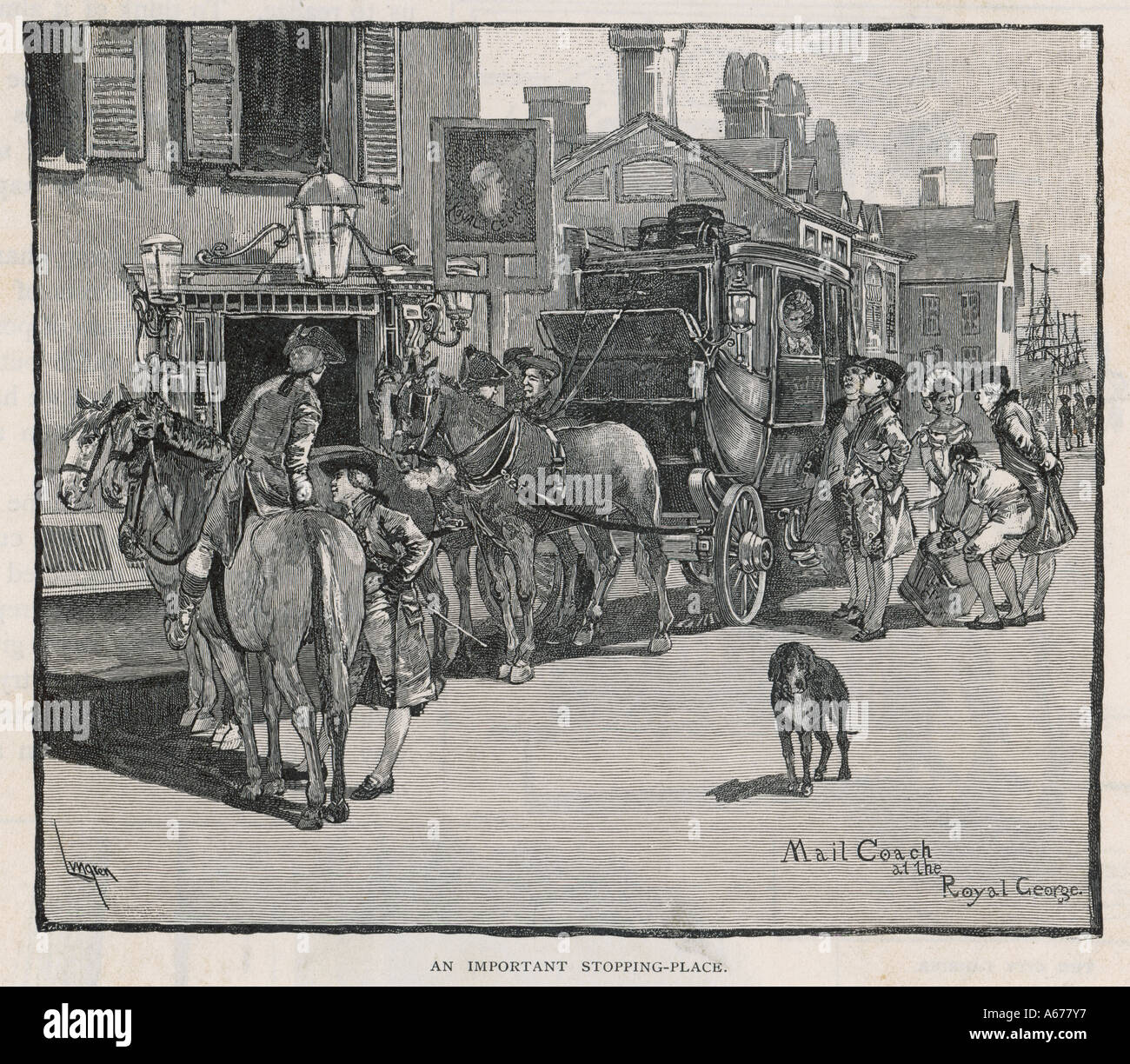 Royal mail coach hi-res stock photography and images - Alamy