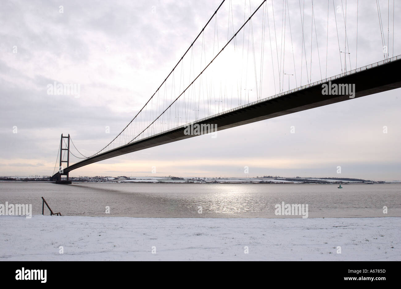 The Humber Bridge in England Stock Photo - Alamy