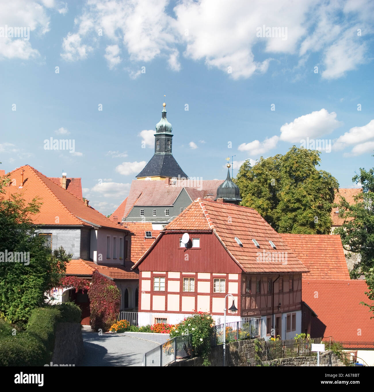 Hohnstein castle and town hi-res stock photography and images - Alamy