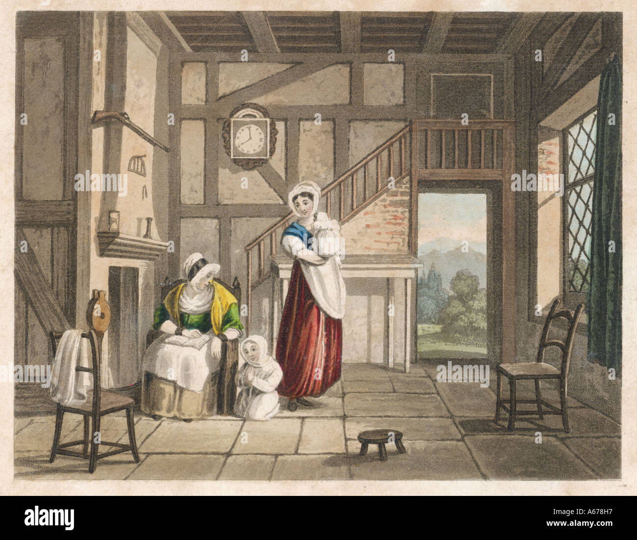 English cottage interior hi-res stock photography and images - Alamy