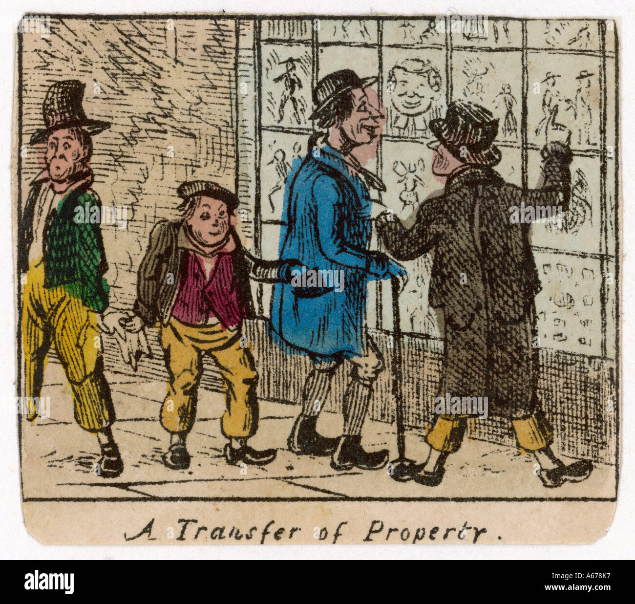 London Pickpockets C19th Stock Photo - Alamy