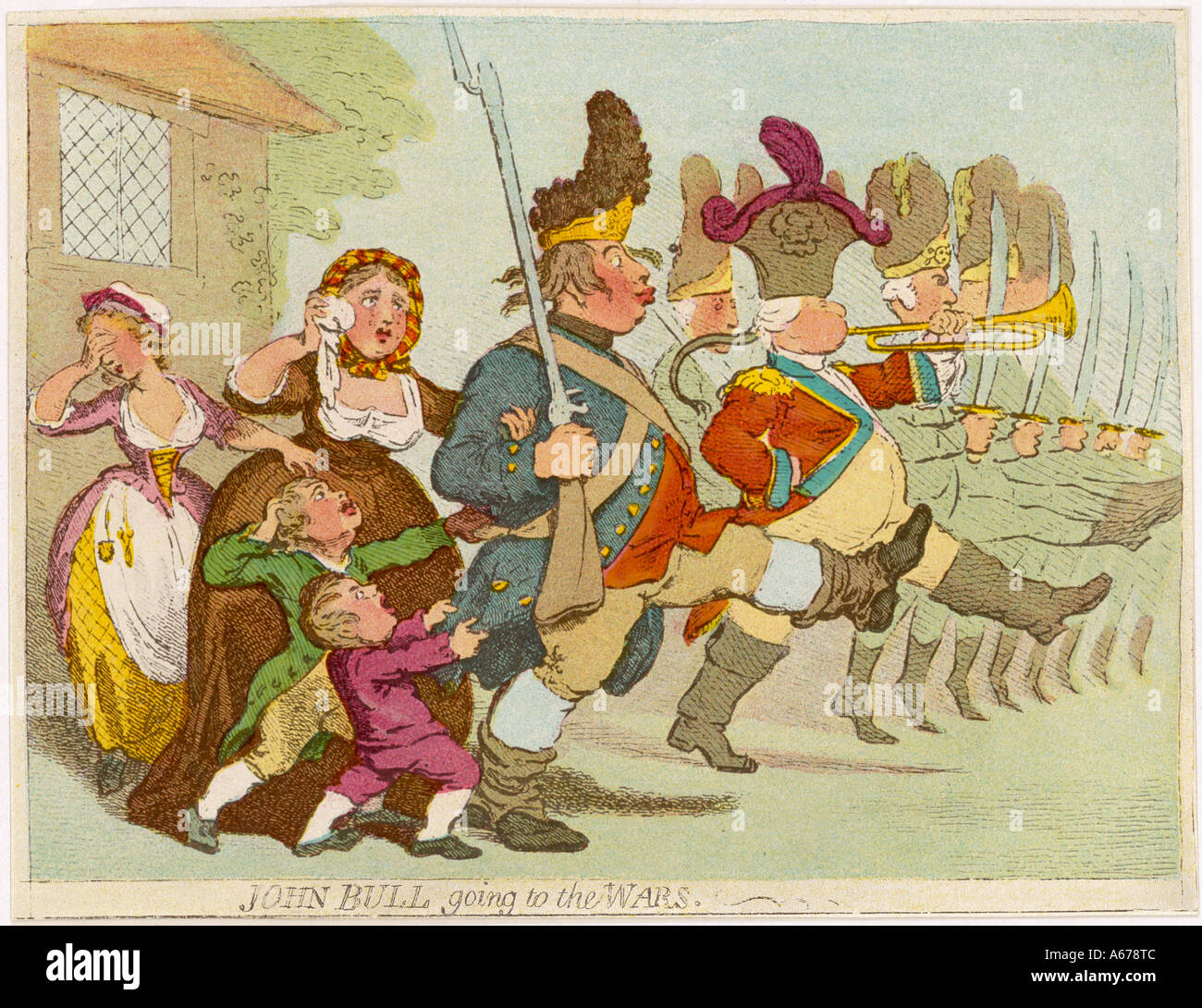 John Bull Goes To War Stock Photo - Alamy