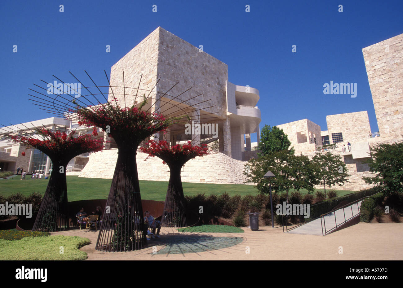 Getty centre museum los angeles center hi-res stock photography and ...