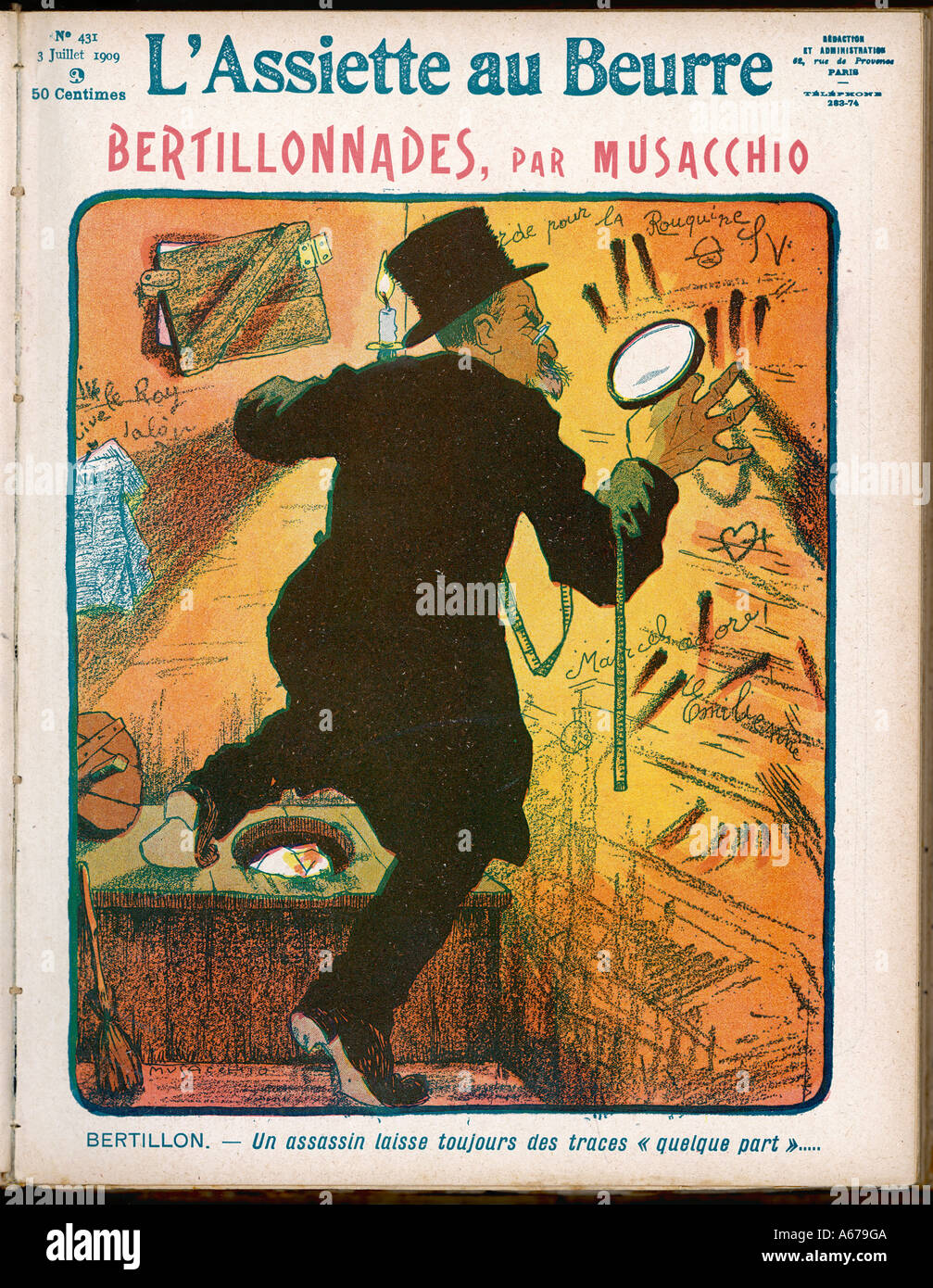 Alphonse bertillon hi-res stock photography and images - Alamy