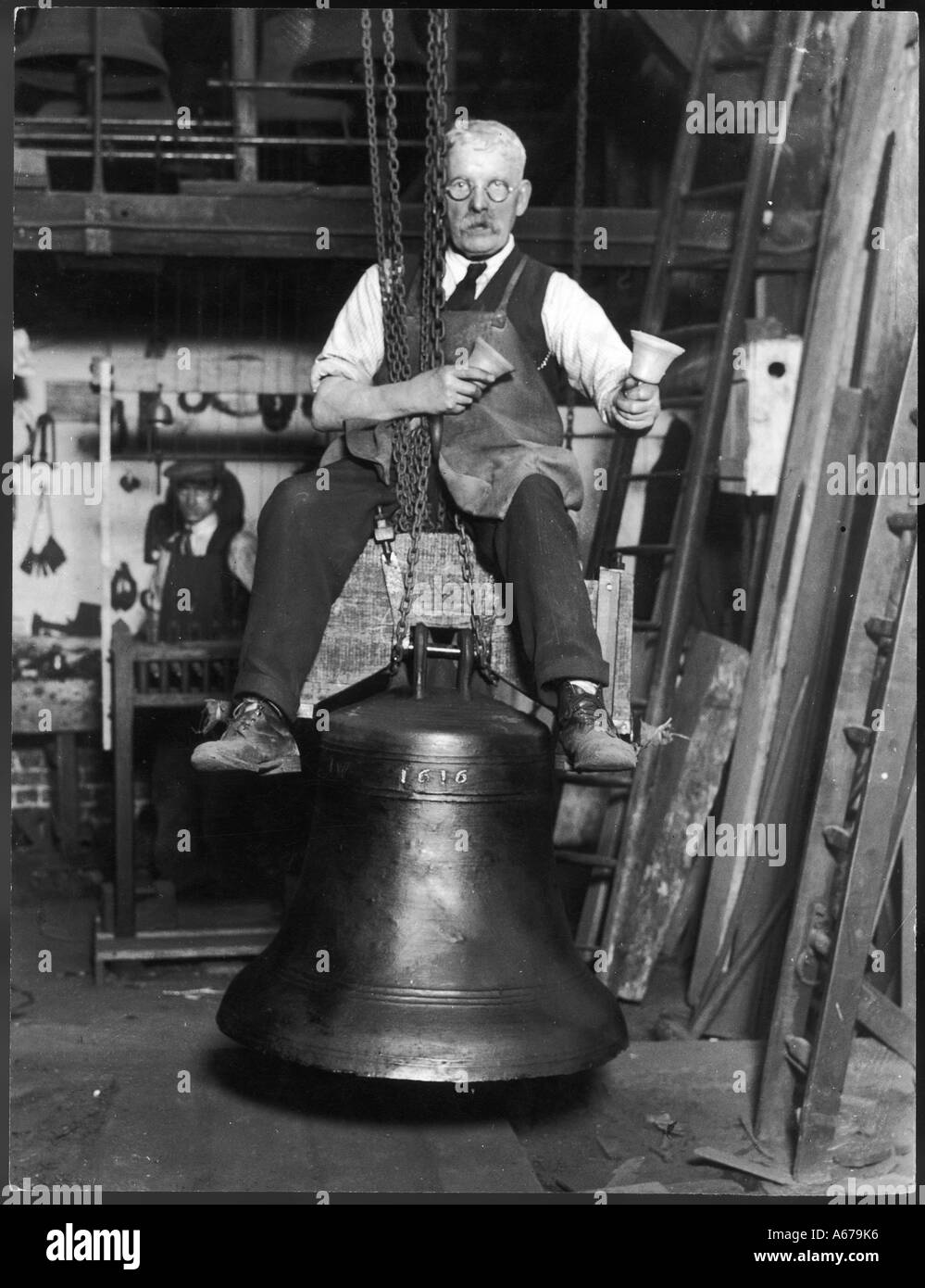 Old Bell Maker Stock Photo - Alamy