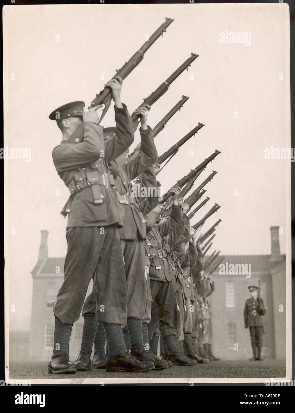 World War One Training Stock Photo - Alamy