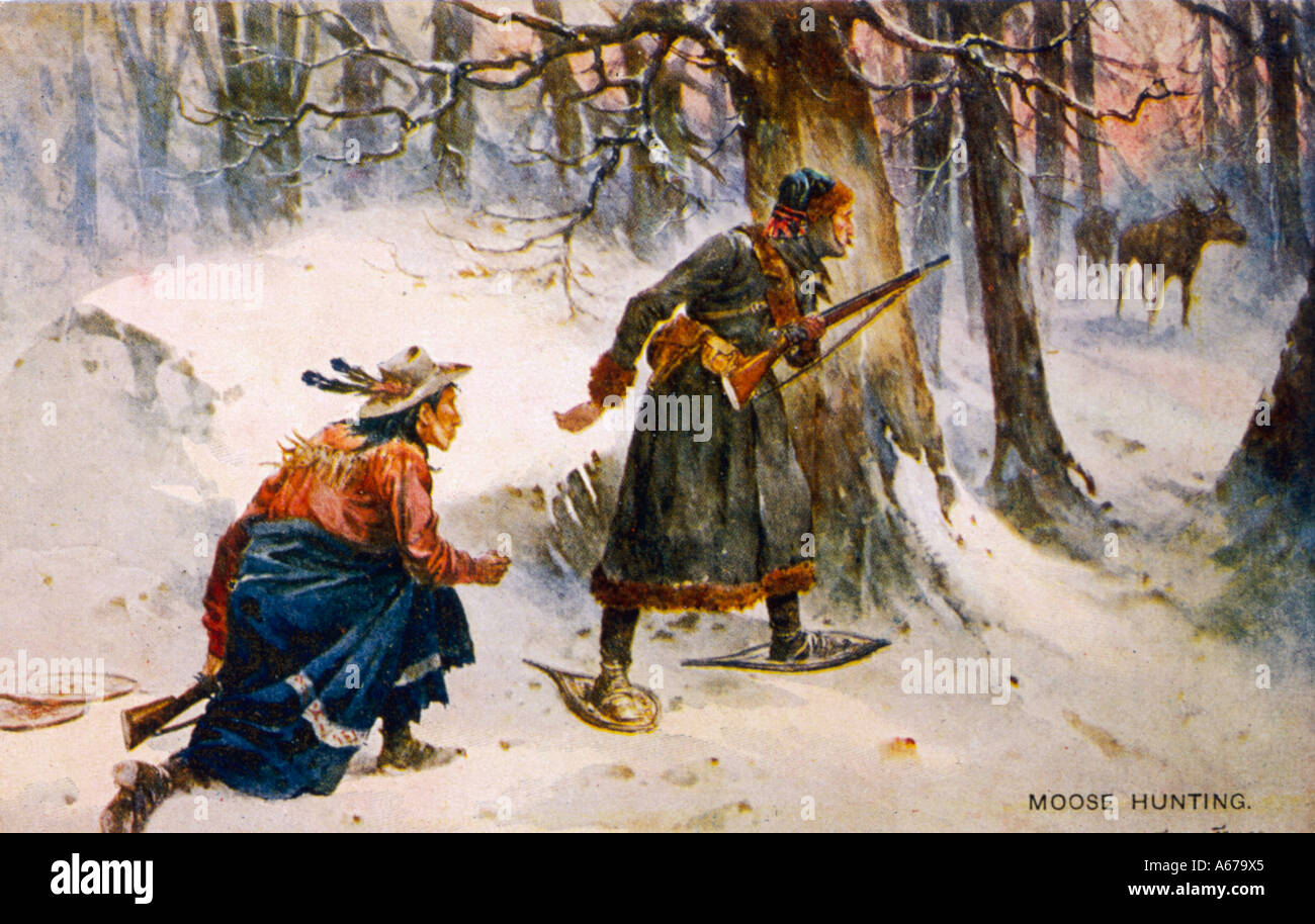 Canadian Elk Hunters Stock Photo - Alamy